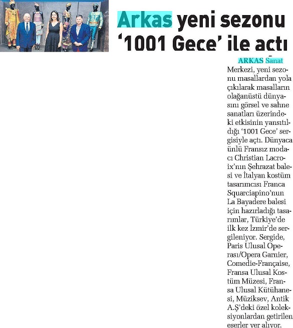 Arkas yeni sezonu '1001 gece' ile açtı | Medya Arkas Haber